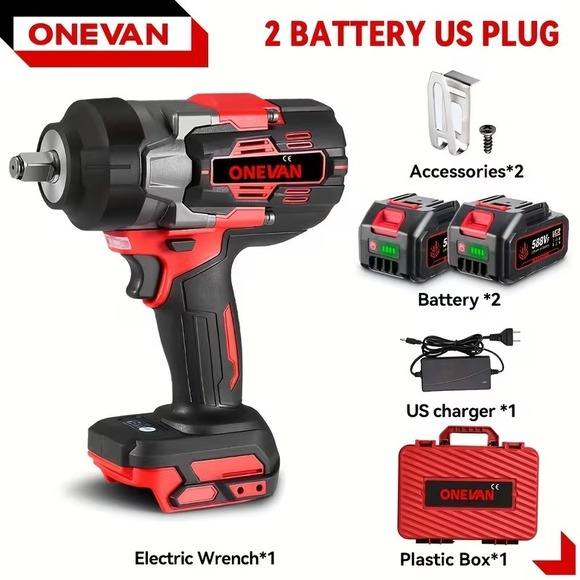 ONEVAN | Video Games & Consoles | Cordless Electric Impact Wrench Gun 2 ...